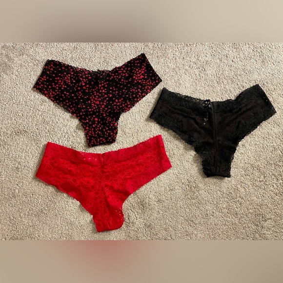 Victoria's Secret | Intimates & Sleepwear | Three Pairs Of Large Cheeky ...